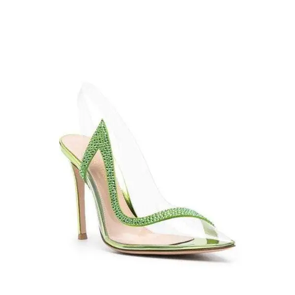 GIANVITO ROSSI Hortensia Pointed Toe Pumps