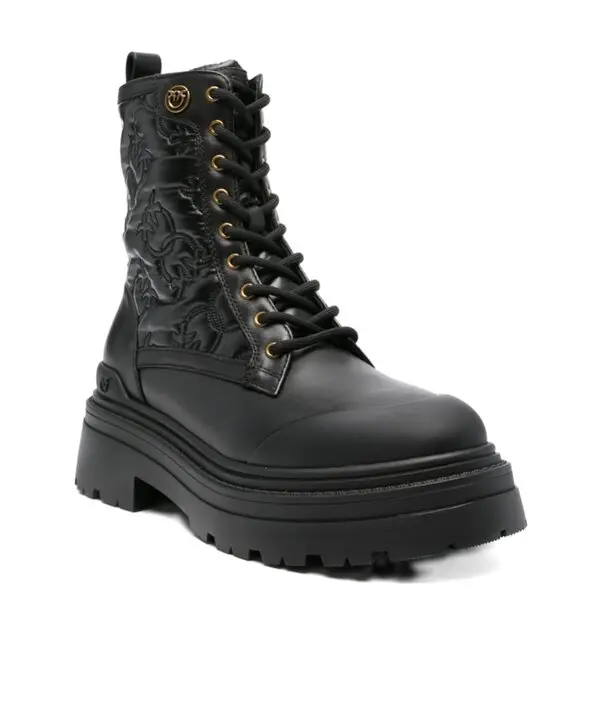 Pinko Round Toe Ankle Boots