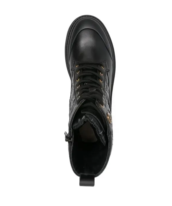 Pinko Round Toe Ankle Boots