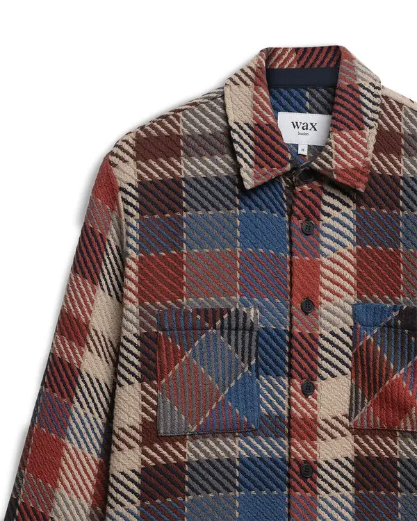 WAX LONDON Whiting Pike Check Overshirt