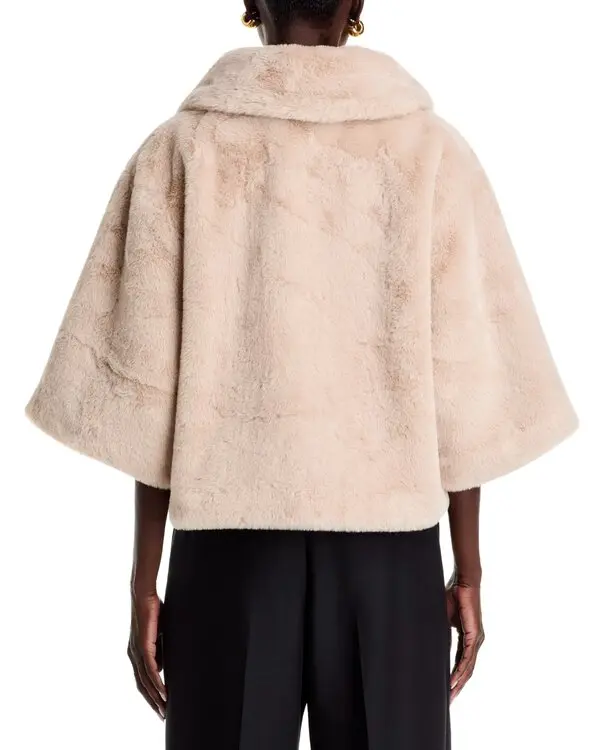 Echo Blair Sheared Faux Fur Jacket - Taupe