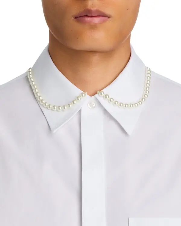 Simone Rocha Cotton Relaxed Pocket Shirt