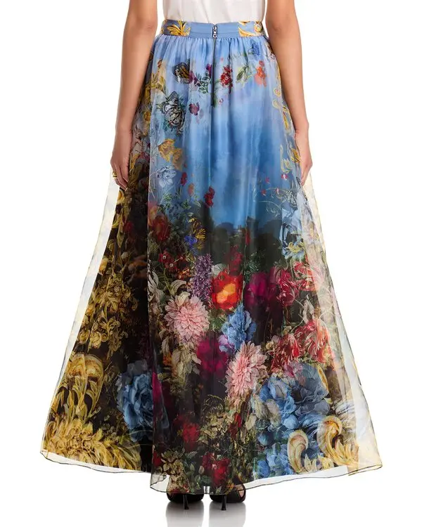 Alice + Olivia Dixie Silk Ballgown Chiffon Skirt