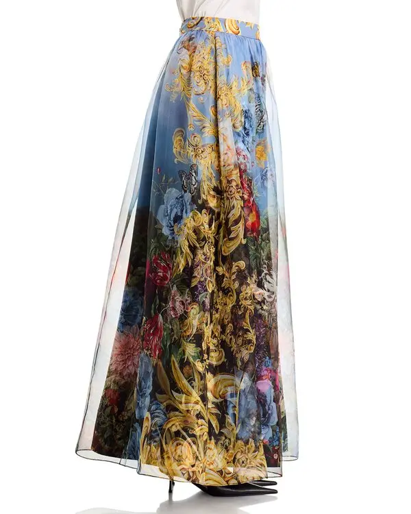 Alice + Olivia Dixie Silk Ballgown Chiffon Skirt