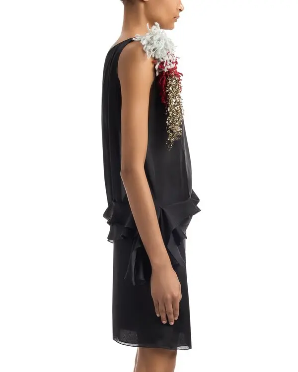 LIBEROWE Embellished Sleeveless Silk Top