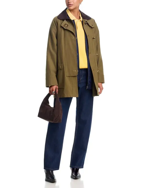 The Great. The Firefighter Cotton Hook Front Jacket