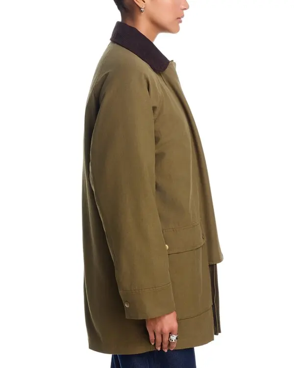The Great. The Firefighter Cotton Hook Front Jacket