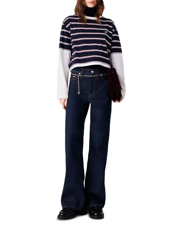 Maje Togomo Layered Look Tee