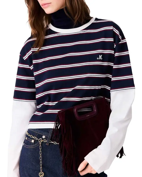 Maje Togomo Layered Look Tee