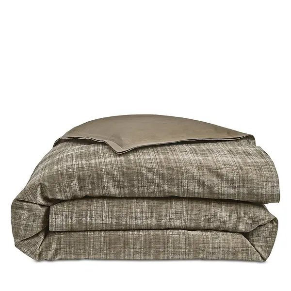 HUDSON PARK COLLECTION Textured Plaid Duvet Cover, Full/queen Exclusive