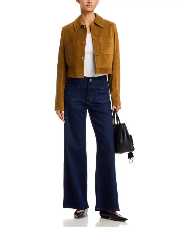 FRAME The Suede Small Jacket