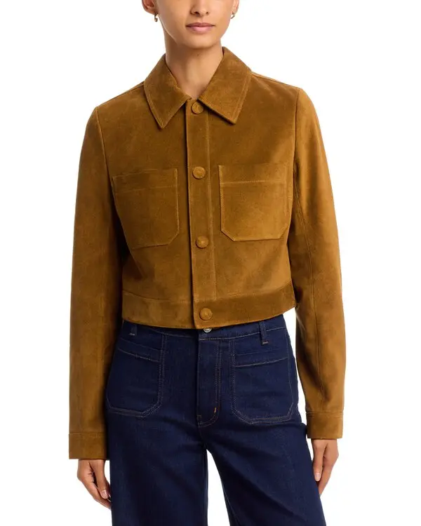 FRAME The Suede Small Jacket