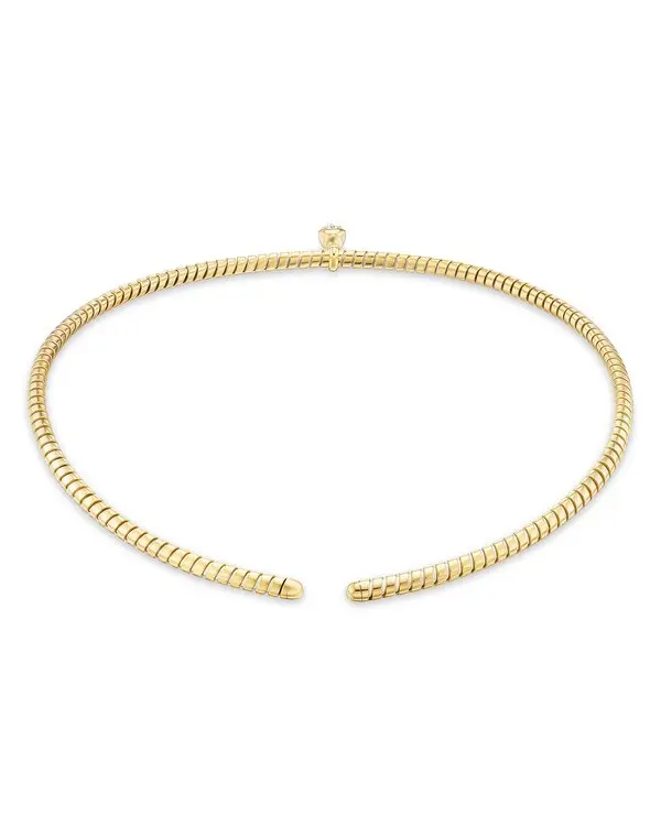 Marina B 18k Yellow Diamond Drop Collar Necklace