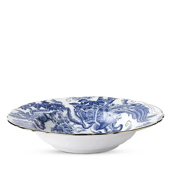 ROYAL CROWN DERBY Aves Bone China Rim Soup Bowl