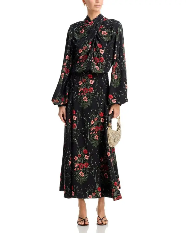 Johanna Ortiz De Isla Floral Print Maxi Skirt