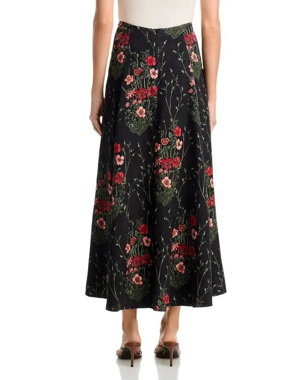 Johanna Ortiz De Isla Floral Print Maxi Skirt