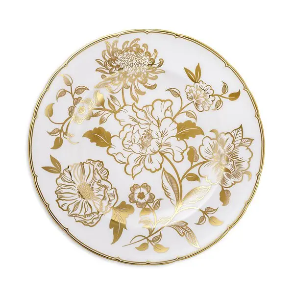ROYAL CROWN DERBY Primrose White Accent Plate