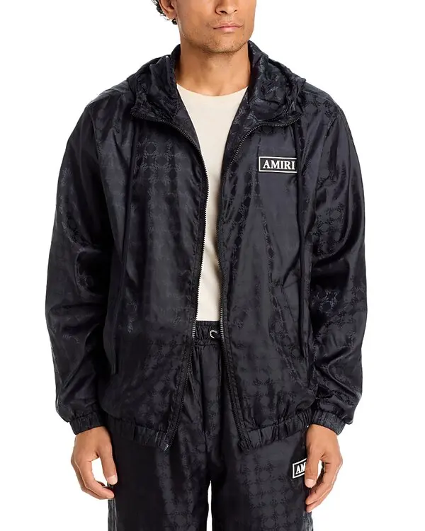 Amiri Ma Quad Monogram Logo Nylon Windbreaker