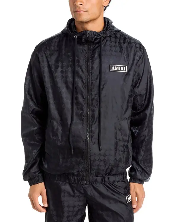 Amiri Ma Quad Monogram Logo Nylon Windbreaker