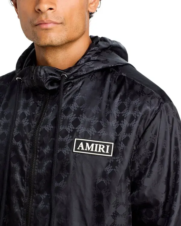 Amiri Ma Quad Monogram Logo Nylon Windbreaker