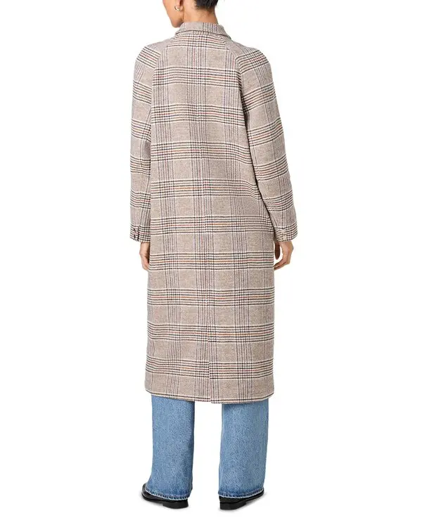 French Connection Sutton Plaid Coat