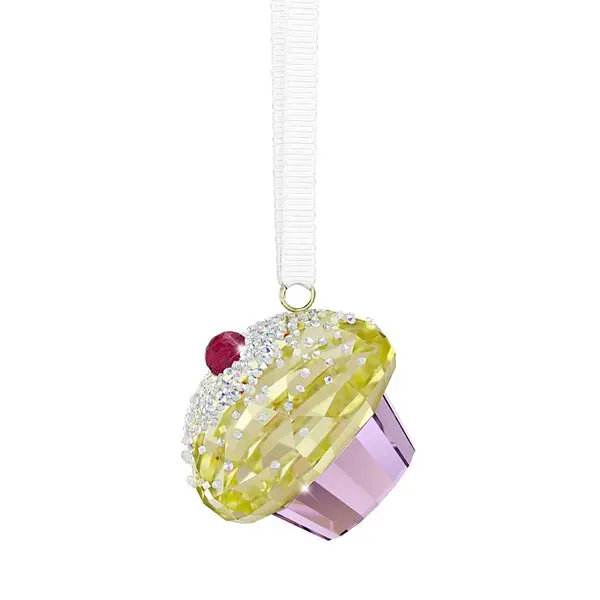 SWAROVSKI Cheers Dulcis Cupcake Ornament