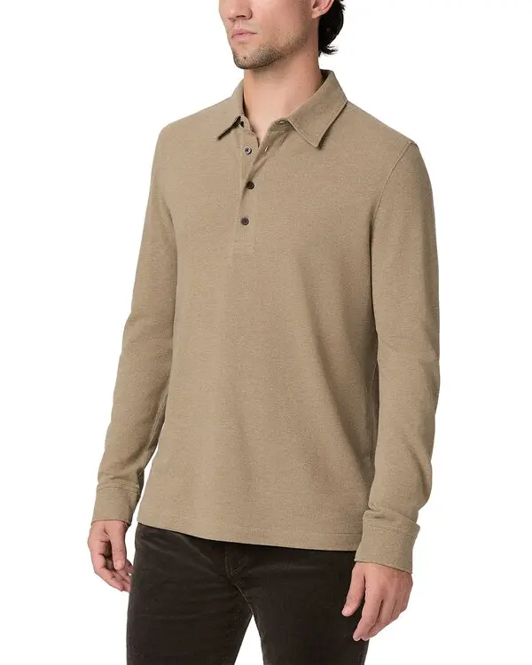Paige Ballard Cotton Pique Long Sleeve Polo