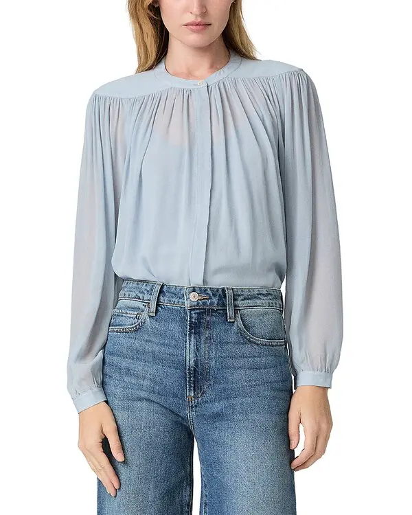 Paige Suri Long Sleeve Blouse - Stardust Blue