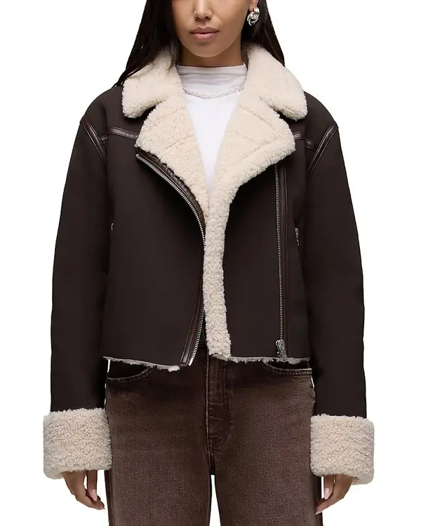 Hudson Jeans Faux Shearling Jack Jacket