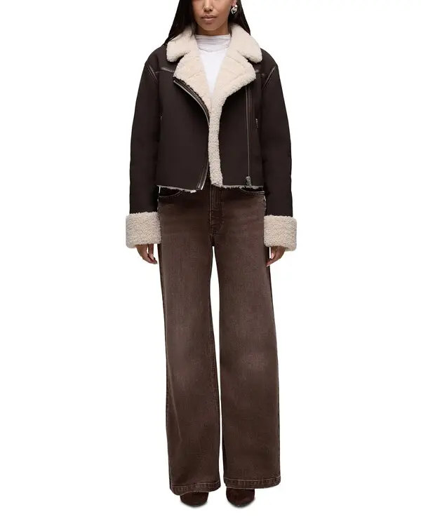 Hudson Jeans Faux Shearling Jack Jacket