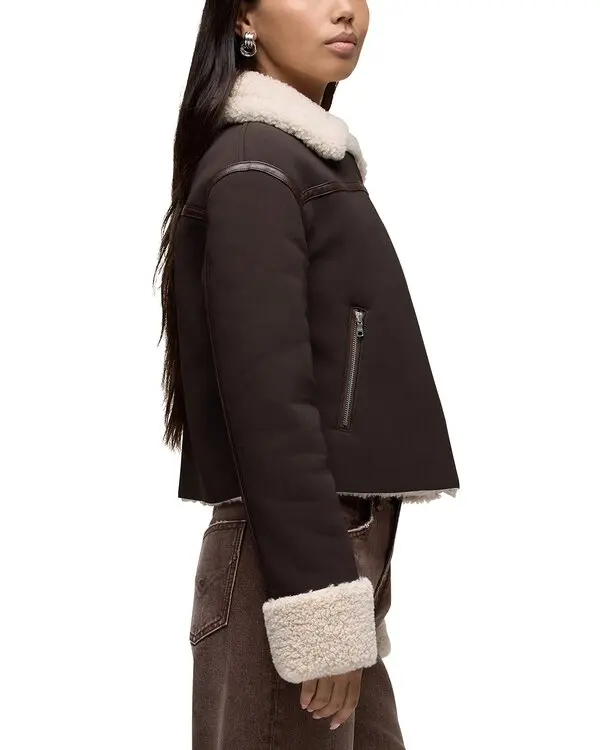 Hudson Jeans Faux Shearling Jack Jacket