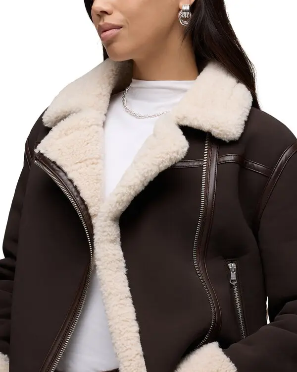 Hudson Jeans Faux Shearling Jack Jacket