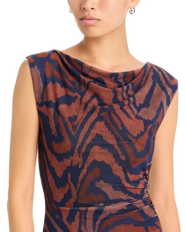 Johnny Was Leyla Boat Neck Midi Dress
