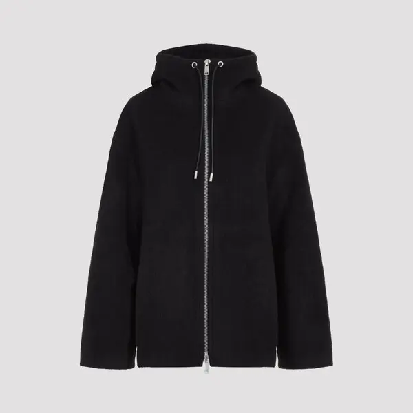Studio Nicholson Etna Zip-through Hooded Jacket In Wool Blend