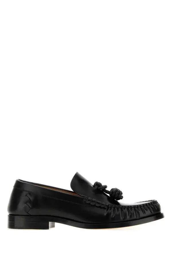 Bottega Veneta Nappa Leather Loafer With Fringe Trim