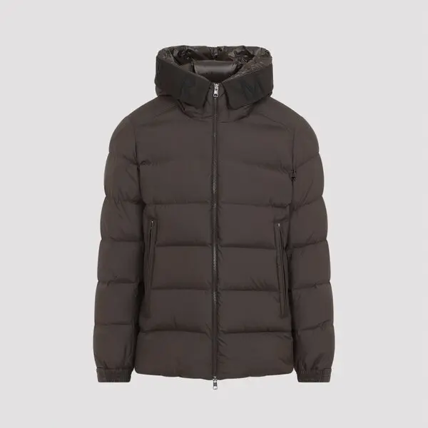 Moncler Quilted Puffer Down Jacket - Brown