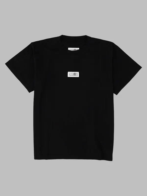 MAISON MARGIELA Mini Logo T-shirt In Cotton For - Black