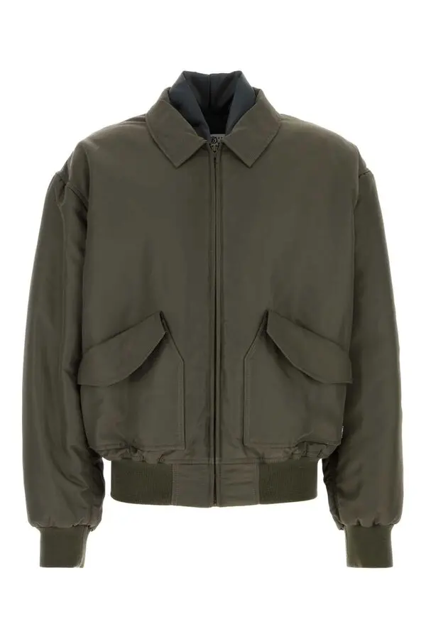 MAISON MARGIELA Nylon Bomber Jacket For - Green