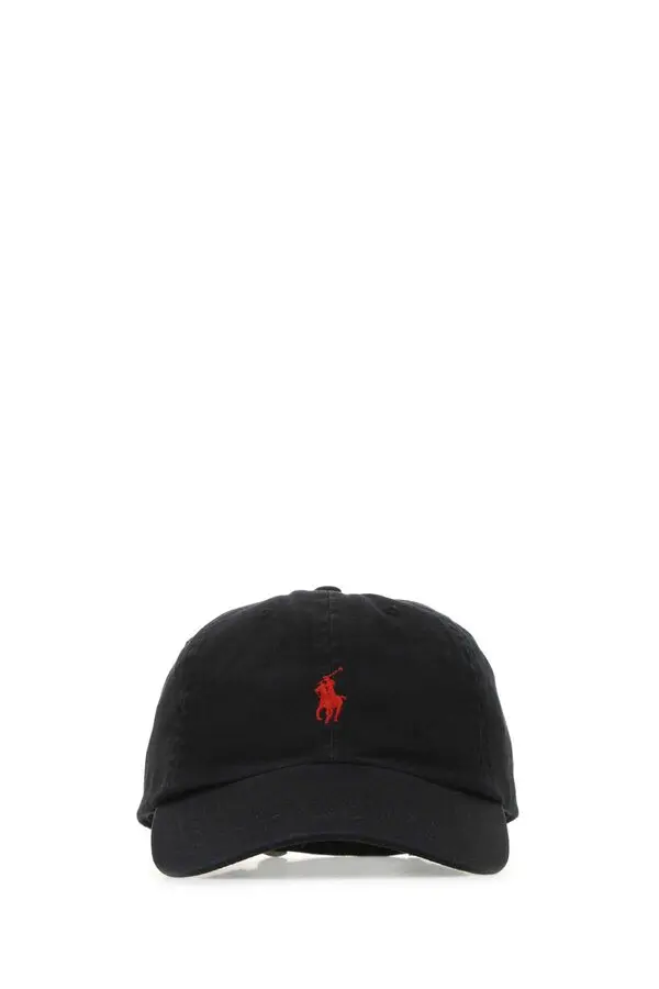 Polo Ralph Lauren Cotton Baseball Cap With Embroidered Logo - Black