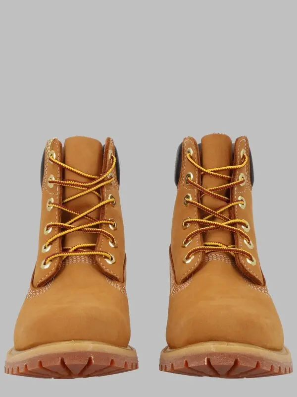 Timberland Lace-up Rain Boot With 3.5 Cm Heel, 100% Leather