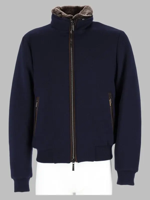 MOORER Bellati Wool-cashmere Sports Jacket - Blue