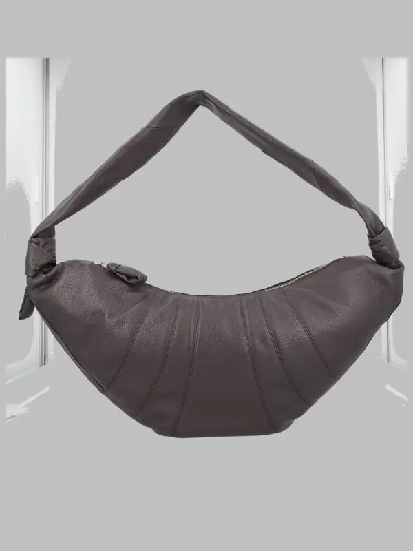 LEMAIRE Mini Cow Leather Shoulder Bag - Brown