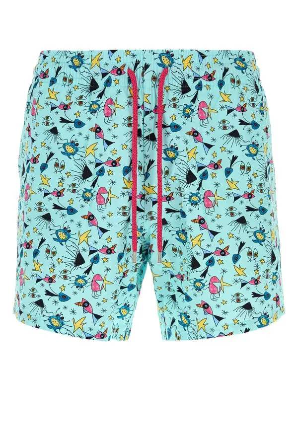 PALM ANGELS X VILEBREQUIN Stretch Nylon Swim Shorts