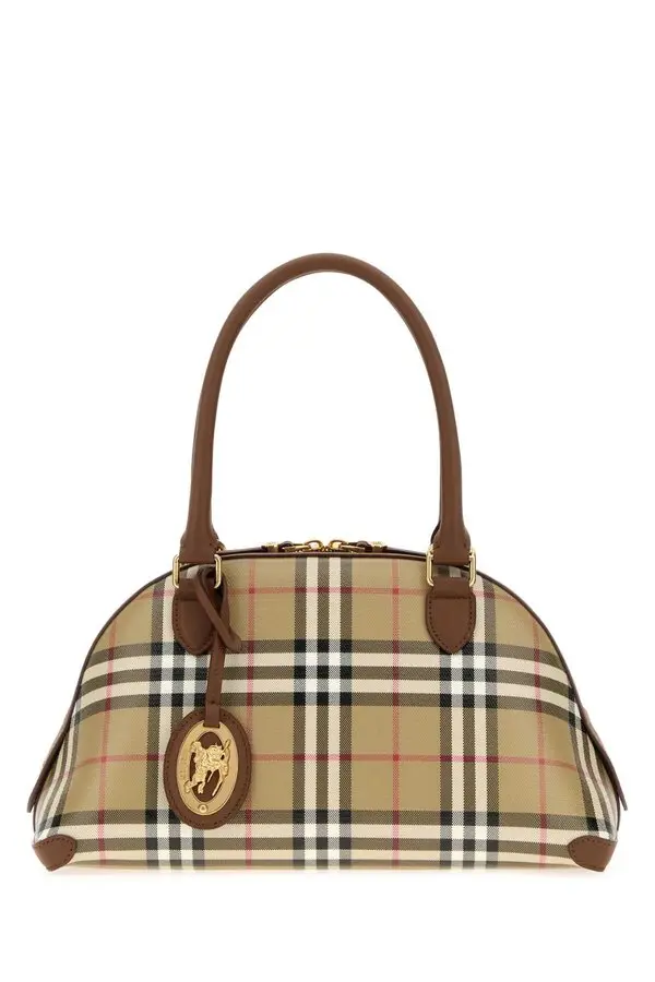 Burberry Printed Canvas Mini Primrose Handbag - Checked