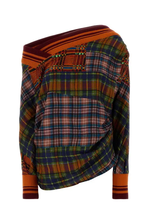 Dries Van Noten Printed Viscose Blouse