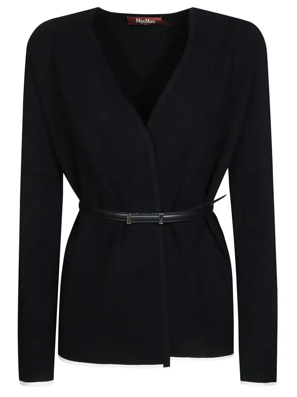 Max Mara Punto Milan Knit Cardigan With Belt