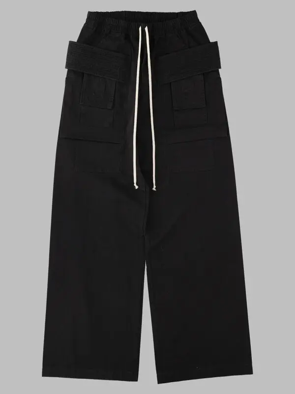 Rick Owens Wide Leg Cargo Trousers