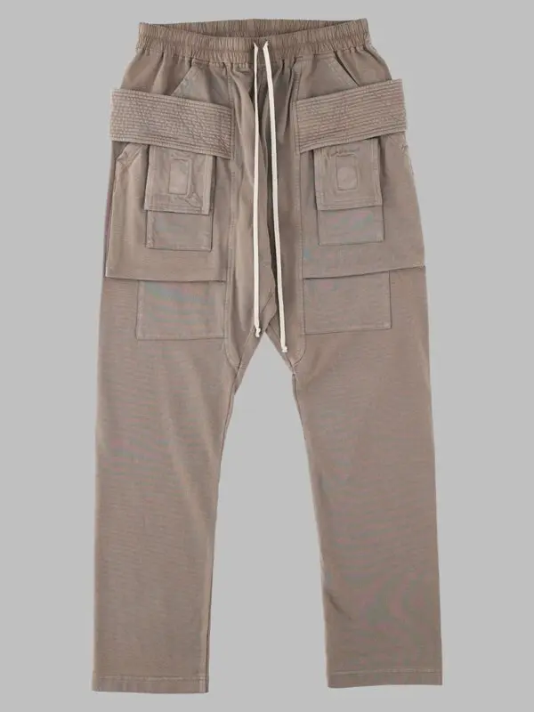 Rick Owens Relaxed Fit Drawstring Trousers - Grey