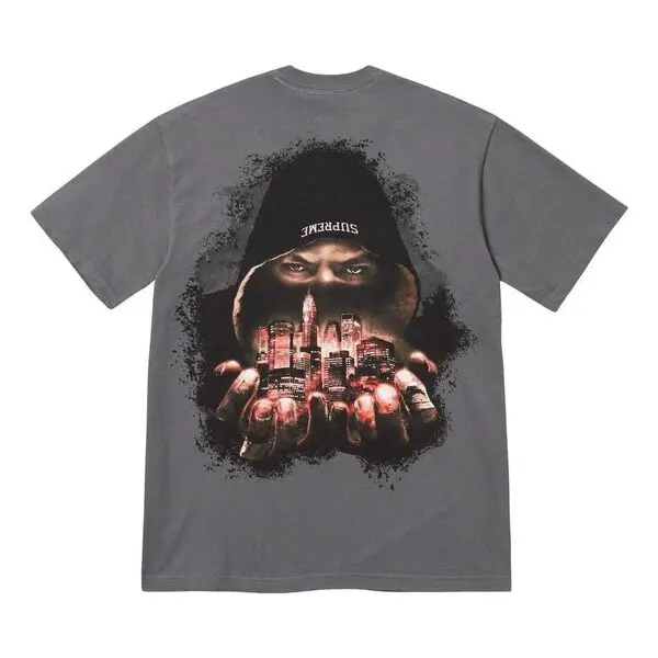 Supreme Fw23 Week 7 Fighter T-shirt - Grey