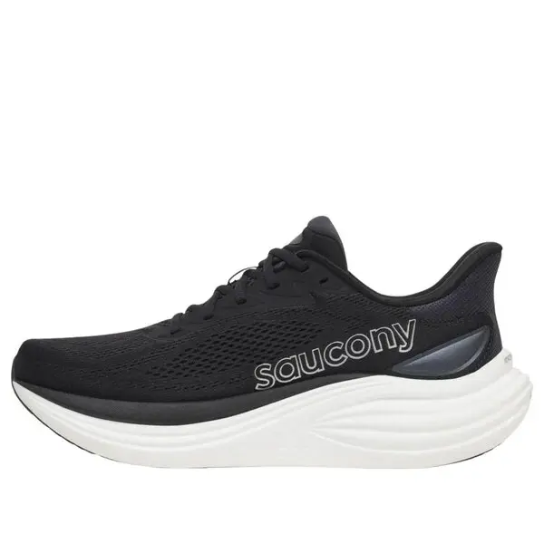 Saucony Triumph 24 Wide Athletic Sneakers - Black/silver